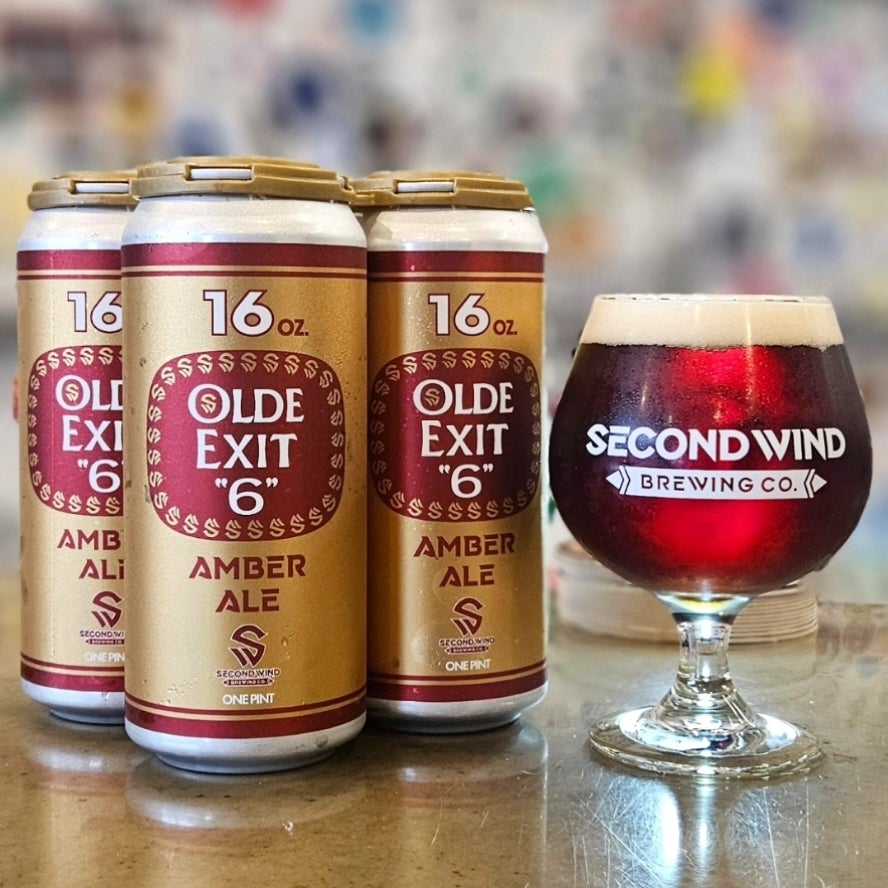 Olde Exit 6 (Amber Ale) - 4 Pack | Second Wind Brewing