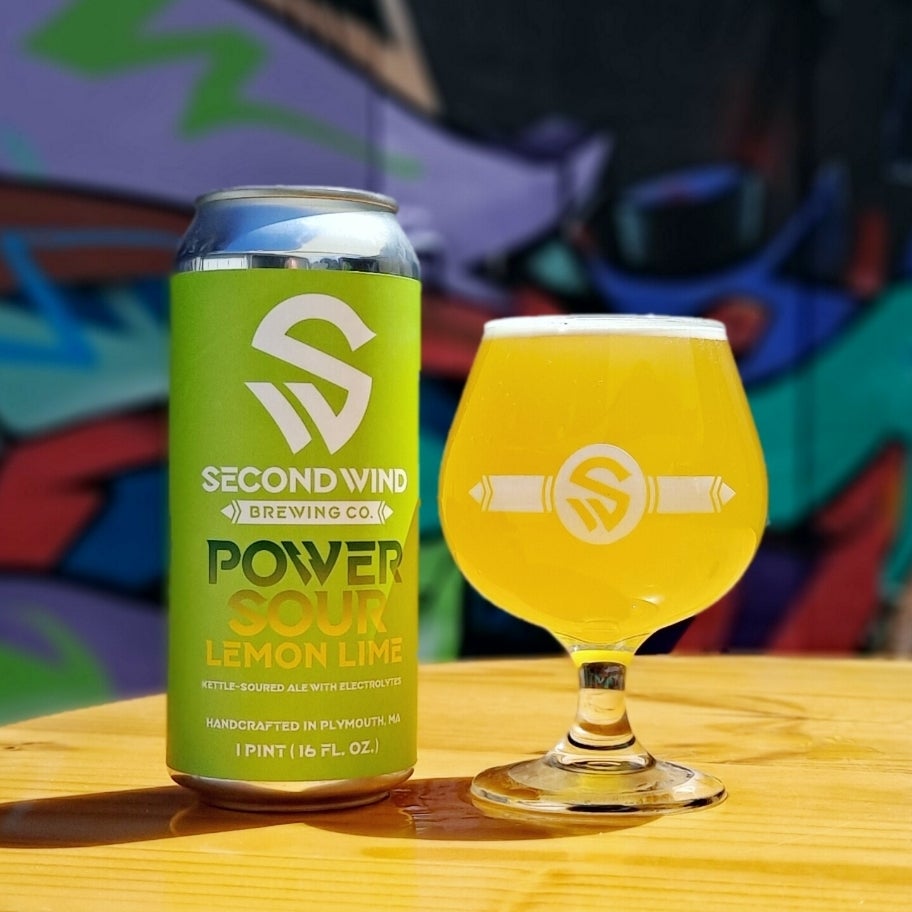 Power Sour: Lemon Lime (Kettle Sour) - 4 Pack | Second Wind Brewing