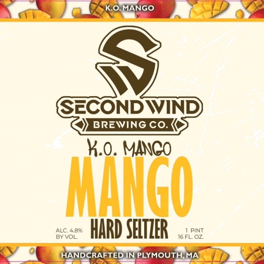 K.O. Mango (Cage Titans Mango Hard Seltzer) - 4 Pack | Second Wind Brewing